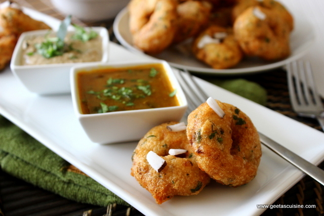 Medu Vada | Geeta's Cuisine