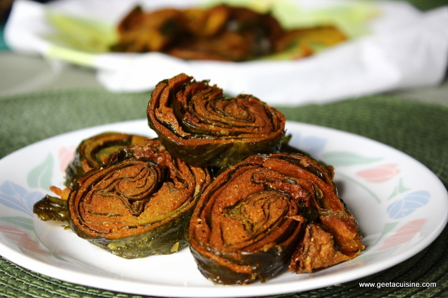 Patra Roll+6 | Geeta's Cuisine