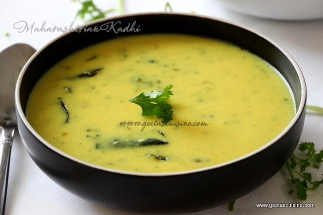 Maharashtrian Kadhi_6 | Geeta's Cuisine